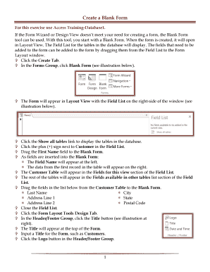 Fillable Online informationtechnology sienaheights Create a Blank Form ...