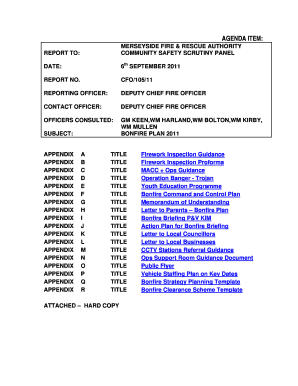 Fillable Online merseyfire gov Bonfire Plan 2011 - Merseyside Fire and ...