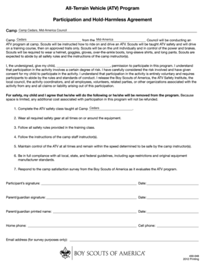 Fillable Online mac-bsa ATV Program Waiver - Mid-America Council - mac ...
