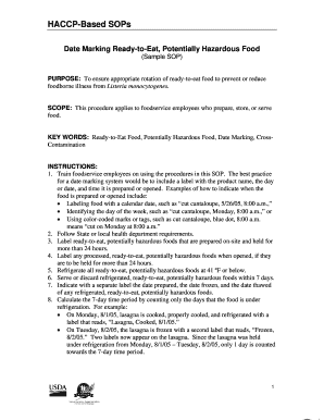 Fillable Online Date Marking Ready-to-Eat Food Fax Email Print - pdfFiller