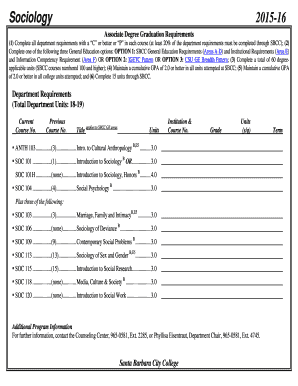 Fillable Online sbcc Associate Degree Graduation Requirements - Santa ...