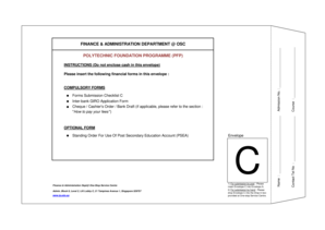 Fillable Online tp edu : Please insert the following financial forms in ...