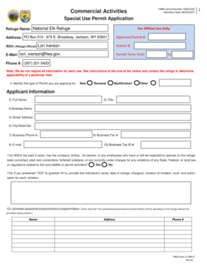 Fillable Online fws OMB Control Number 10180102 Expiration Date: 06/30 ...