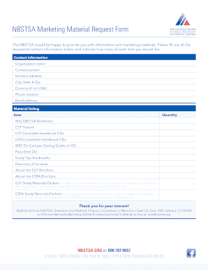Material Request Form Template