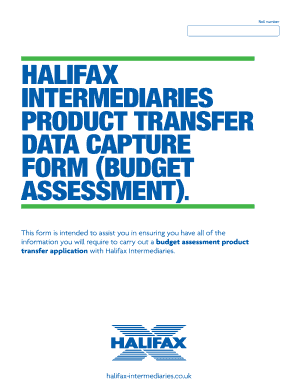 Fillable Online halifax-intermediaries co Product Transfer - Customer ...