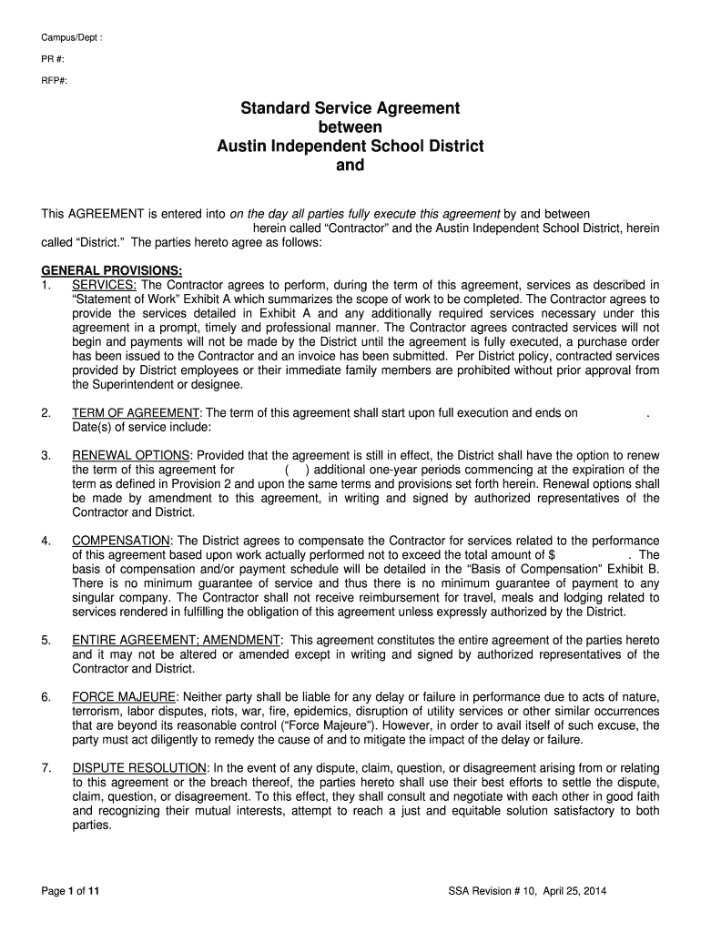 Fillable Online This AGREEMENT is entered into on the day all parties ...