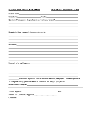 Fillable Online Project proposal bformb Fax Email Print - pdfFiller