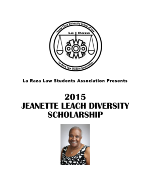 Fillable Online law scu Jeanette Leach Diversity Scholarship ...