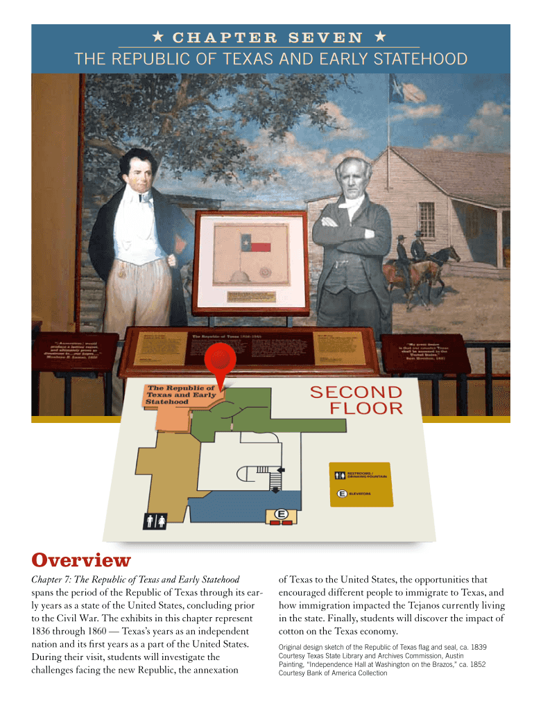 Fillable Online THE REPUBlIC OF TEXAS AND EARlY STATEHOOD Fax Email ...