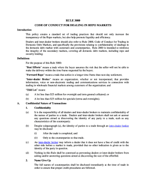 Fillable Online RULE 3000 Fax Email Print - pdfFiller