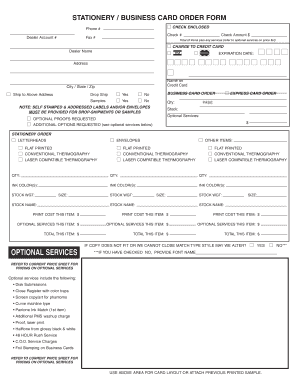 Fillable Online larc-exchange larc nasa Pro Litho Order Form Fax Email ...