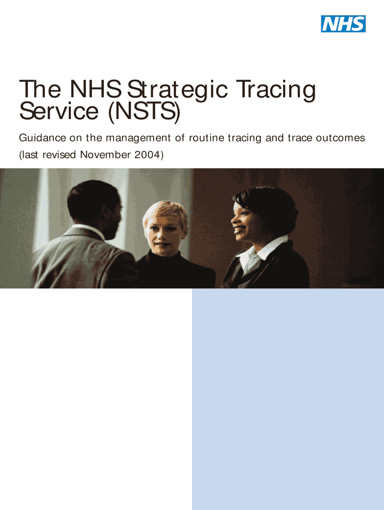 Fillable Online connectingforhealth nhs The NHS Strategic Tracing ...