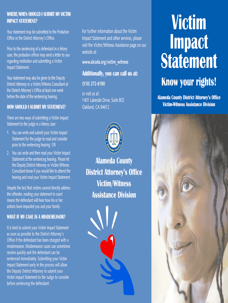 Fillable Online WHERE/WHEN SHOULD I SUBMIT MY VICTIM Fax Email Print ...