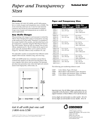 Fillable Online Paper and Transparency Fax Email Print - pdfFiller