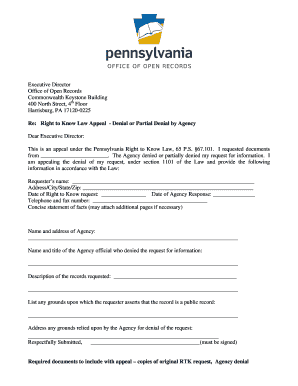 Fillable Online Denial Appeal Form Fax Email Print - pdfFiller