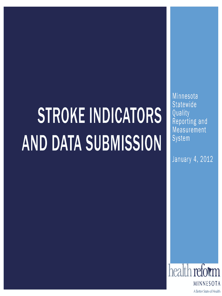 Fillable Online STROKE INDICATORS Fax Email Print - pdfFiller