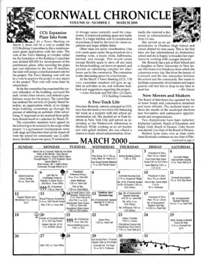 Fillable Online cornwallchronicle CORNWALL CHRONICLE VOLUME 10: NUMBER ...