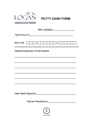 Fillable Online loganutah Online Petty Cash Form - Logan - loganutah ...