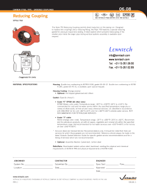 Fillable Online Victaulic-Couplings-Style-750-lenntech. Victaulic ...