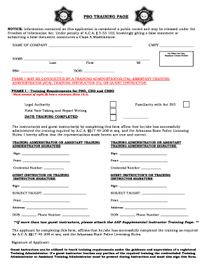 Fillable Online PSO TRAINING PAGE Fax Email Print - pdfFiller