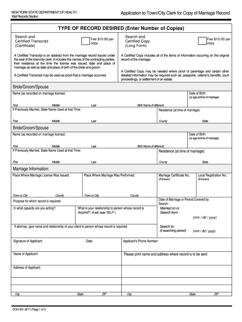Marriage Certificate Copy Fill And Sign Printable Template Online