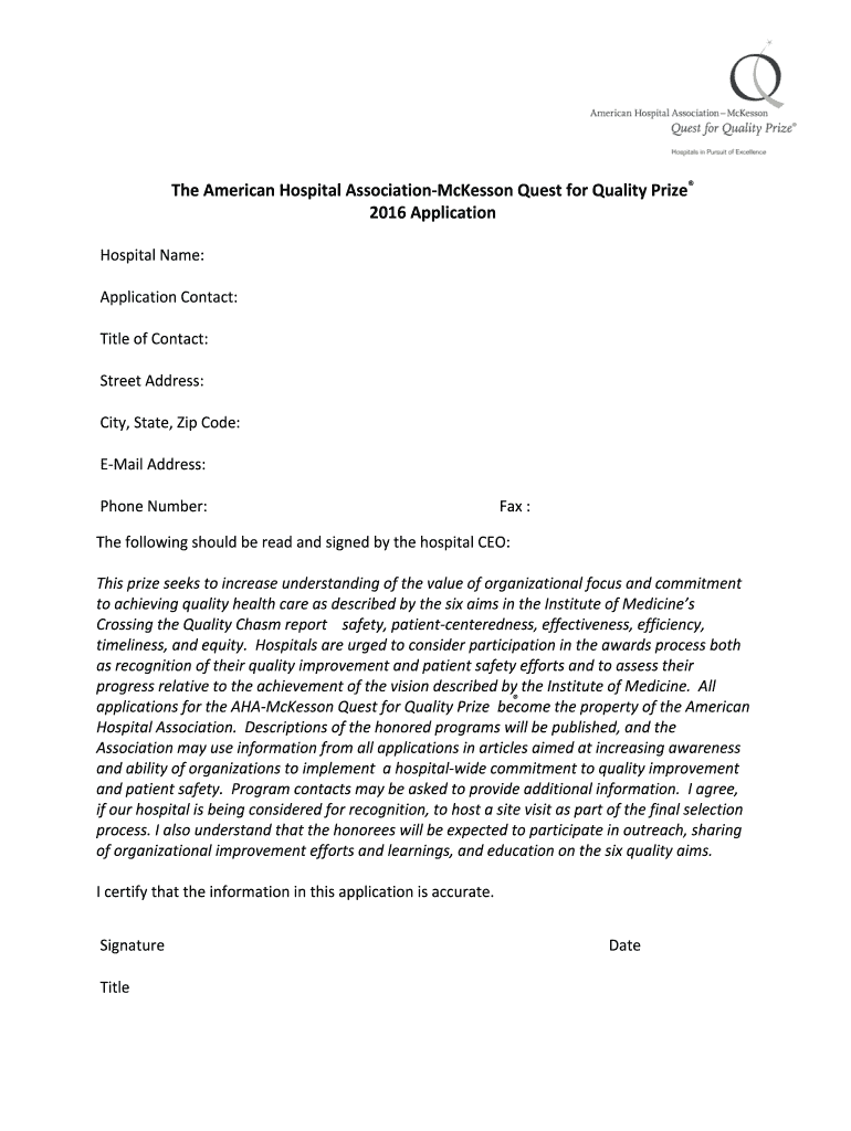 Fillable Online aha Savable pdf form - American Hospital Association ...