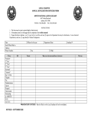 Fillable Online amvetsaux Local Revalidation - AMVETS Ladies Auxiliary Fax Email Print - pdfFiller