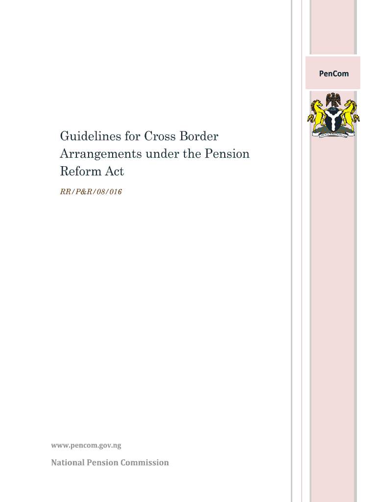 Fillable Online Guidelines for Cross Border Fax Email Print - pdfFiller