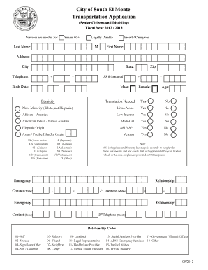 Fillable Online (Senior Citizens and Disability) Fax Email Print ...
