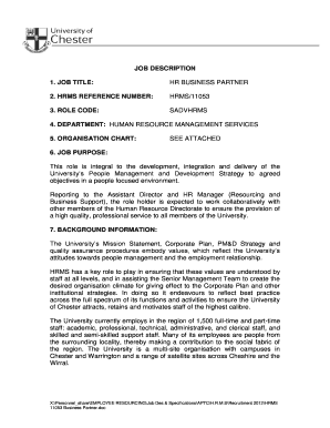 Fillable Online HRMS REFERENCE NUMBER: Fax Email Print - pdfFiller