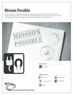 Fillable Online need Mission Possible - Need - need Fax Email Print ...
