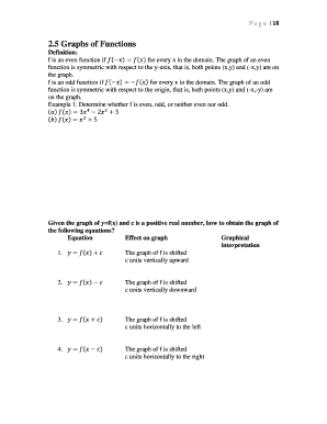 Fillable Online math uga 25 Graphs of Functions - math uga Fax Email ...