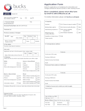 Fillable Online Postgraduate application form Admission Fax Email Print - pdfFiller