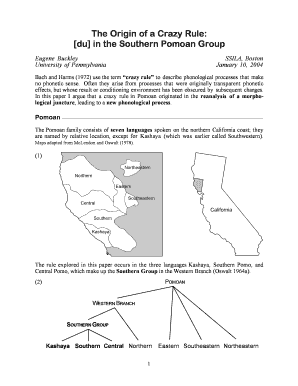 Fillable Online ling upenn The Origin of a Crazy Rule du in the ...