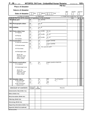 Fillable Online interpol ENPN-DVI-Form DVI-Form 2013 - interpol Fax ...