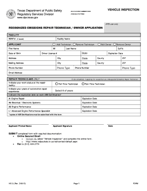 Fillable Online dps texas VIE-3 - Texas Department of Public Safety Fax ...
