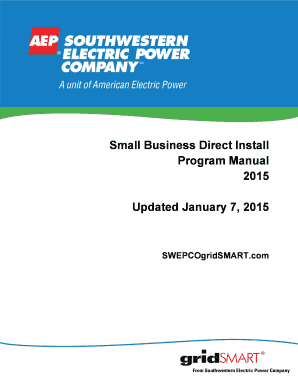 Fillable Online Small Business Direct Install Fax Email Print - pdfFiller