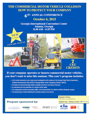 Fillable Online THE COMMERCIAL MOTOR VEHICLE COLLISION Fax Email Print ...