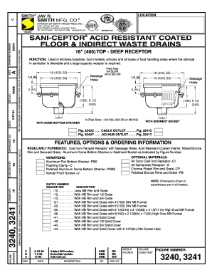 Fillable Online 3240 Sani-Ceptor Acid Resistant Coated Floor Indirect ...