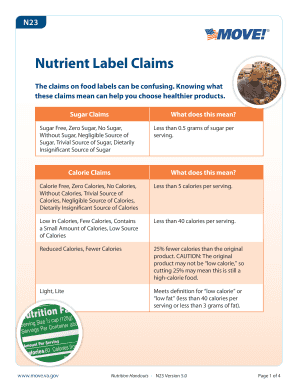 Nutrient Content Claim Form _ Nutrient Content Claims – KUGLQU