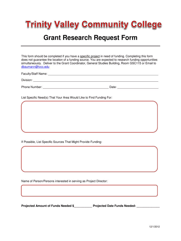 Fillable Online tvcc This form should be completed if you have a - tvcc ...
