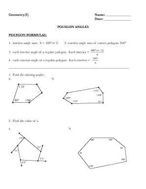 Fillable Online Polygon Practice Problems Fax Email Print - pdfFiller