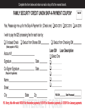 Fillable Online INTERNET FORM - Family Security Credit Union Fax Email ...