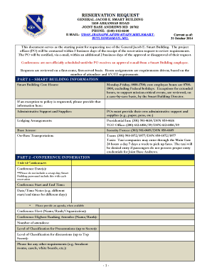 Fillable Online The General Jacob E. Smart Conference Center - AF.mil ...