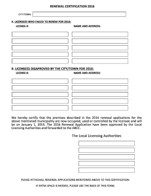 Fillable Online mass Without exception, all annual alcoholic beverages licensees are required to ...