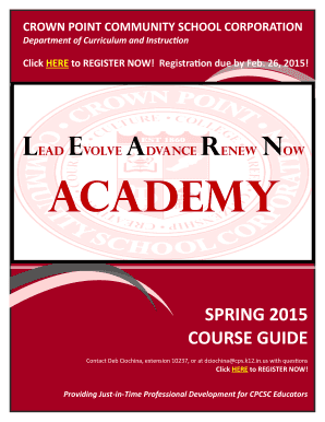 Fillable Online Registration due by Feb Fax Email Print - pdfFiller