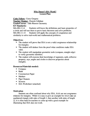 Fillable Online ms uky Why Doesnt SSA Work - Mathematics Fax Email ...