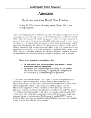 Fillable Online hanoverschools Massachusetts school health record ...