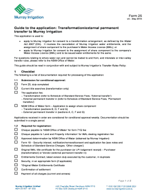 Fillable Online Form 25 Guide to the bapplicationb Transformation bb ...