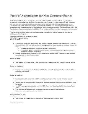 Fillable Online How to foolproof your companys ACH Proof of ...